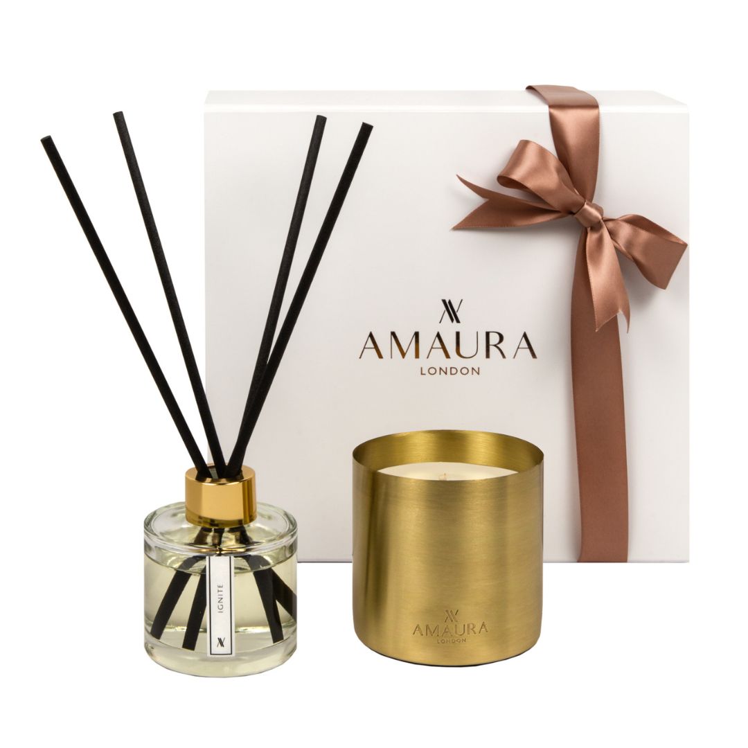Luxury Boxed Scented Candle & Reed Diffuser Gift Sets – Amaura London
