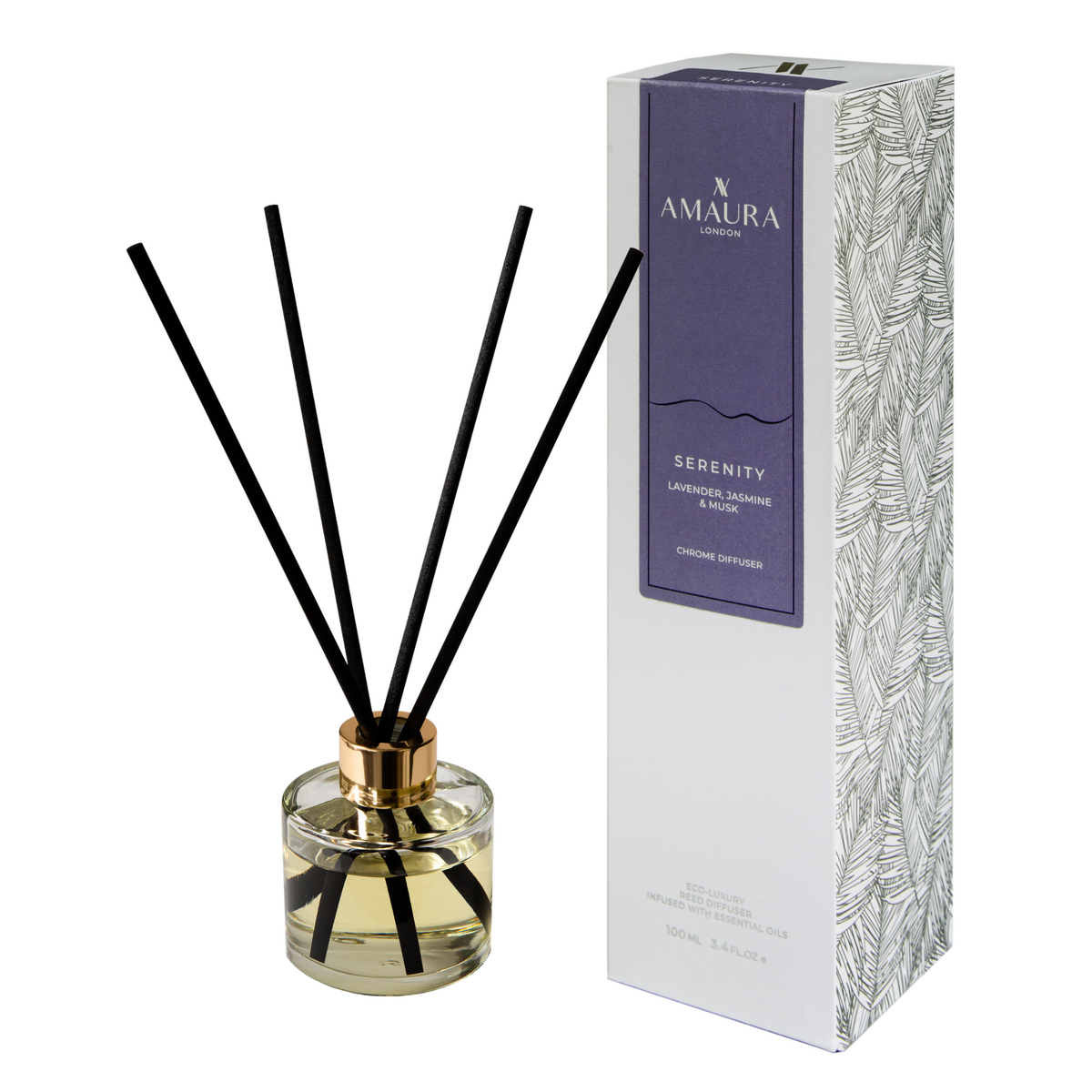 NEW Serenity | Lavender, Jasmine & Musk | Eco-Luxury Reed Diffuser ...